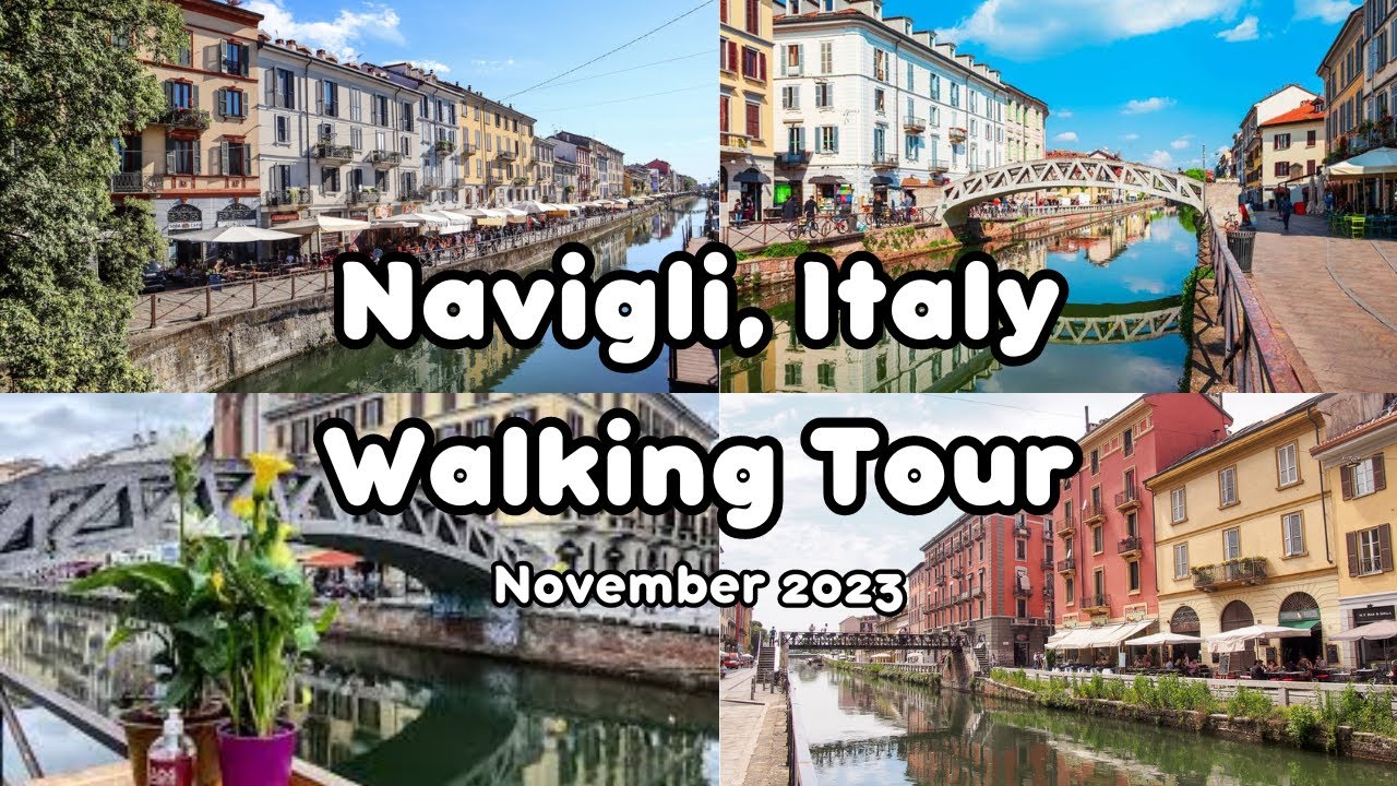 Navigli, Milan, Italy Walking Tour - Navigli Canals [4K] - YouTube