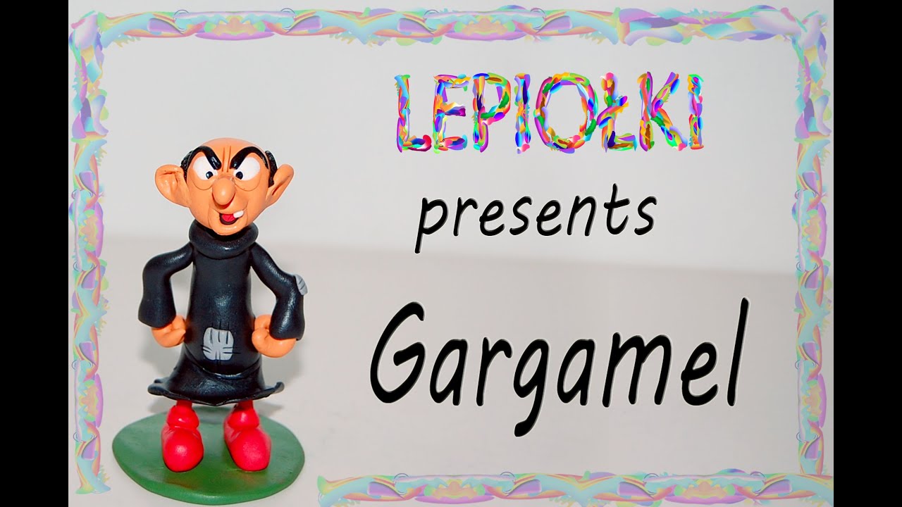 TUTORIAL: Gargamel ஓ polymer clayஓ made hand ஓ lepiołki - YouTube