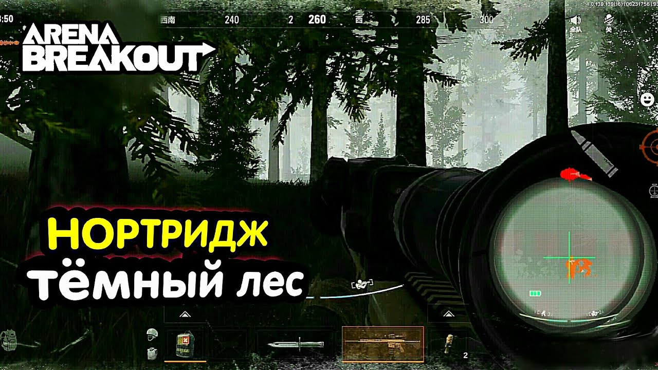 Тактика - Тёмный Лес (Тепловизор PZ3, Нортридж) → Арена Брейкаут, Arena ...