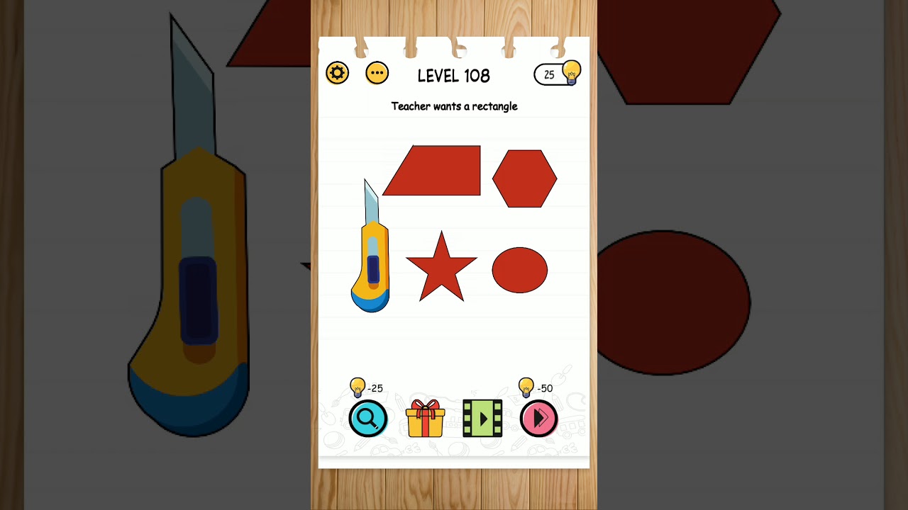 Brain test puzzle level 108 Solution Walkthrough - YouTube