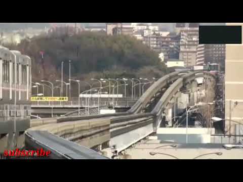 Japan's monorail track switching # Informative tips - YouTube