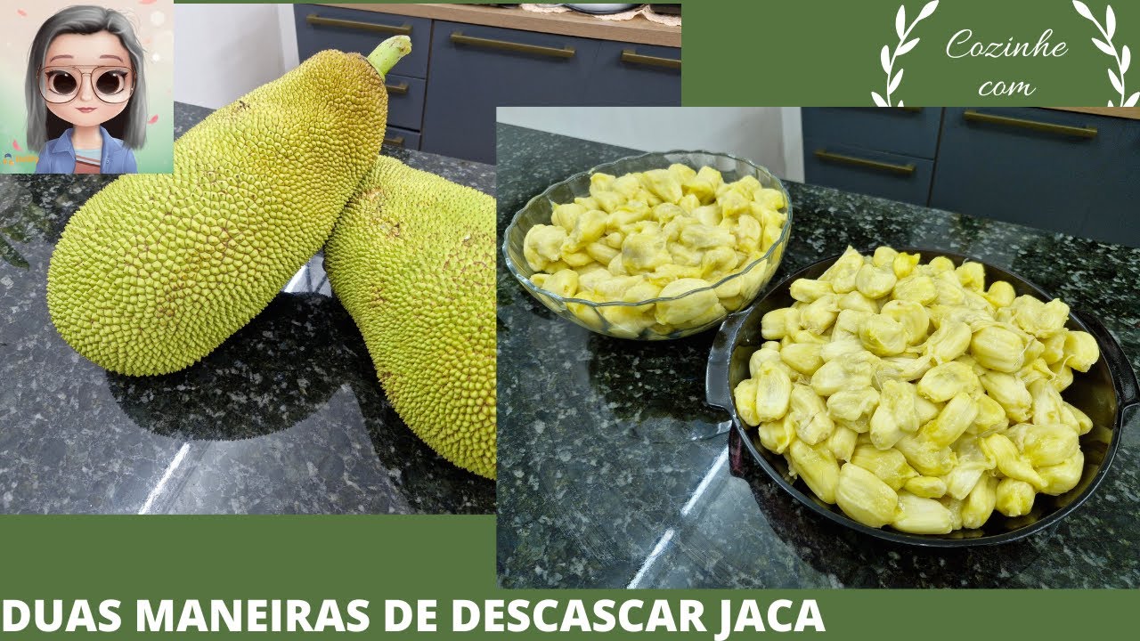 DUAS MANEIRAS DE COMO DESCASCAR JACA - YouTube