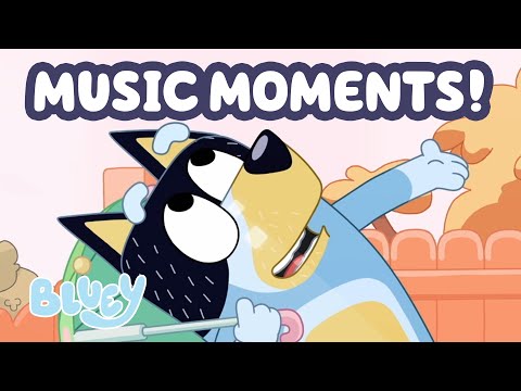 🔴LIVE: Best Bluey Music Moment! 🎶 💙 | 2 HOURS of Singing, Dancing, Games, and More! | Bluey