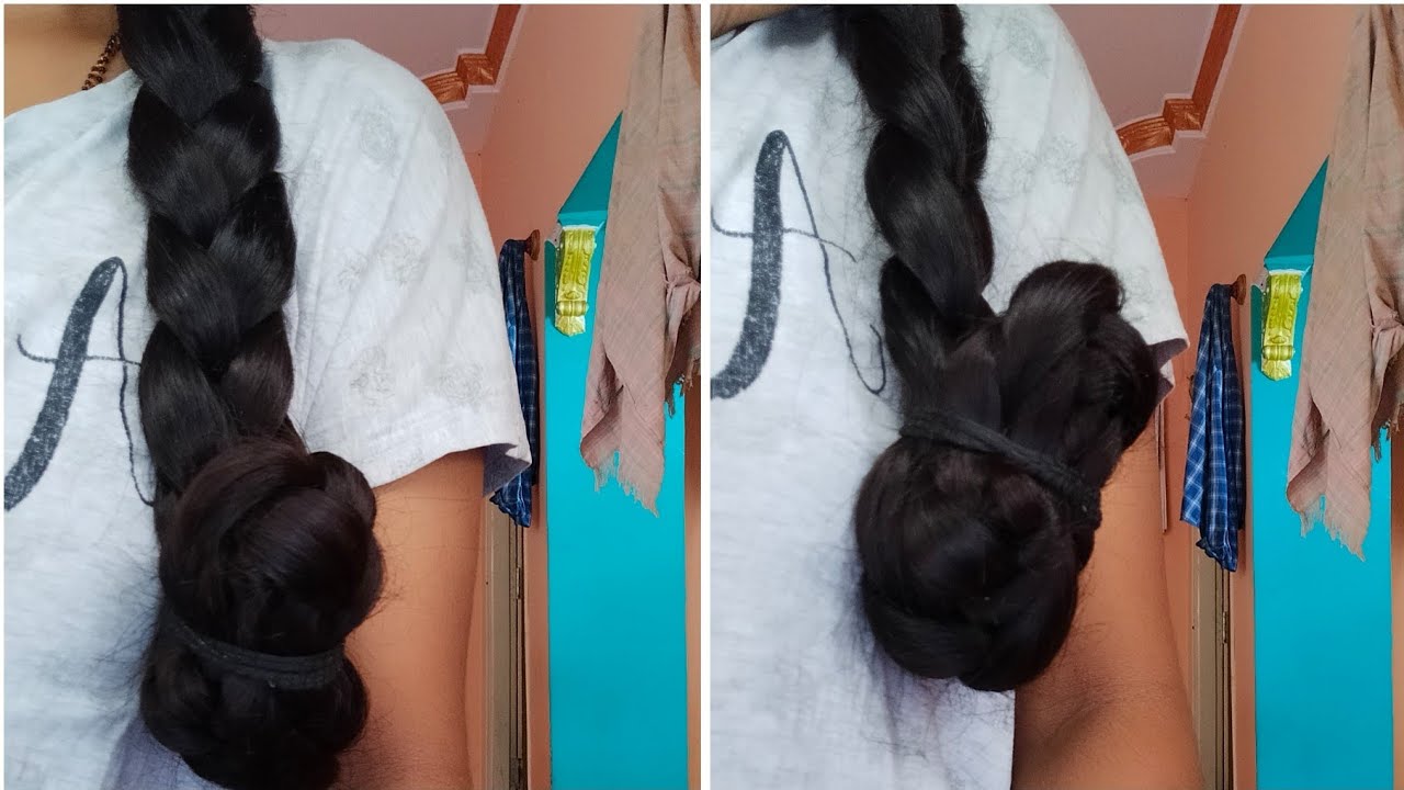 folded braid for extreme long and thick hair//oil folded braid ...
