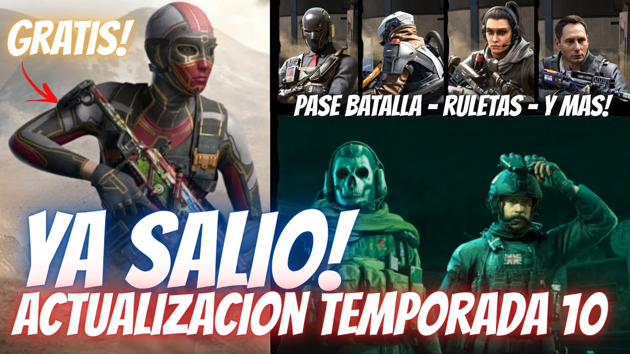 ROSE GRATIS!! ¡YA SALIÓ NUEVA ACTUALIZACIÓN TEMPORADA 10! PASE BATALLA ...