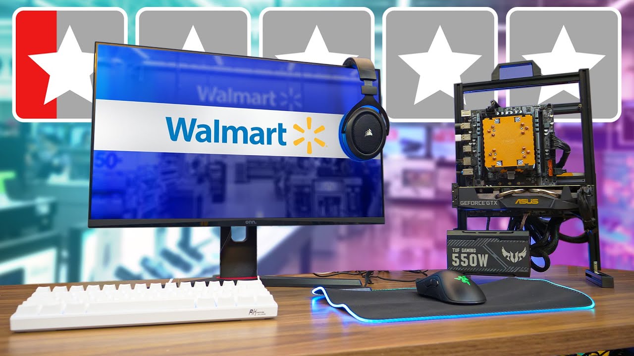 The WORST Rated Gaming Setup from Walmart… - YouTube