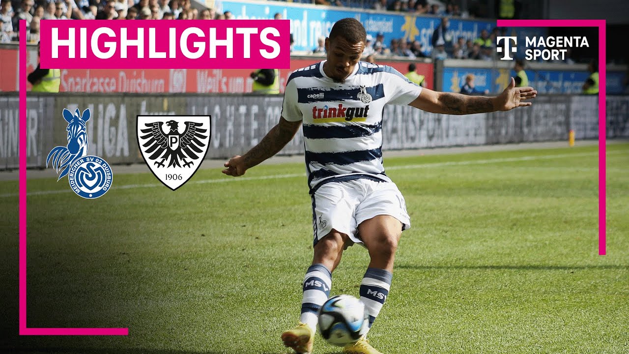 MSV Duisburg - SC Preußen Münster | Highlights 3. Liga | MAGENTA SPORT ...
