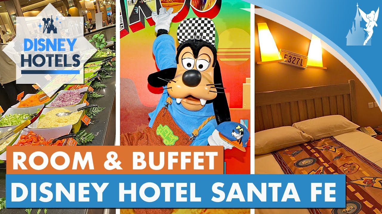 🛎 Room + Buffet at Disney Hotel Santa Fe in Disneyland Paris 2023 - YouTube