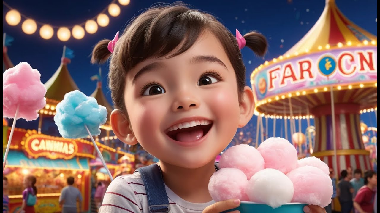 Cotton Candy, Cotton Candy, Sweet and Light | Fun Candy Song for Kids ...