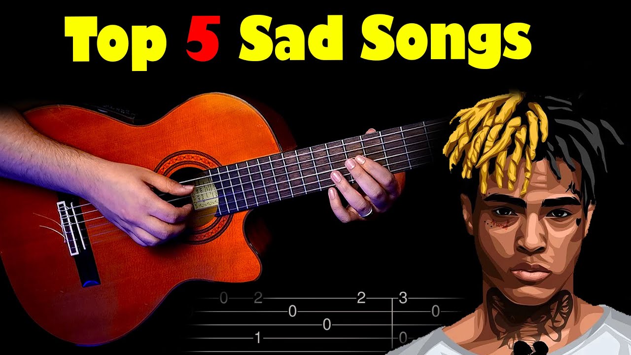 Top 5 Sad Songs On Guitar | Easy Tabs Included ! - YouTube