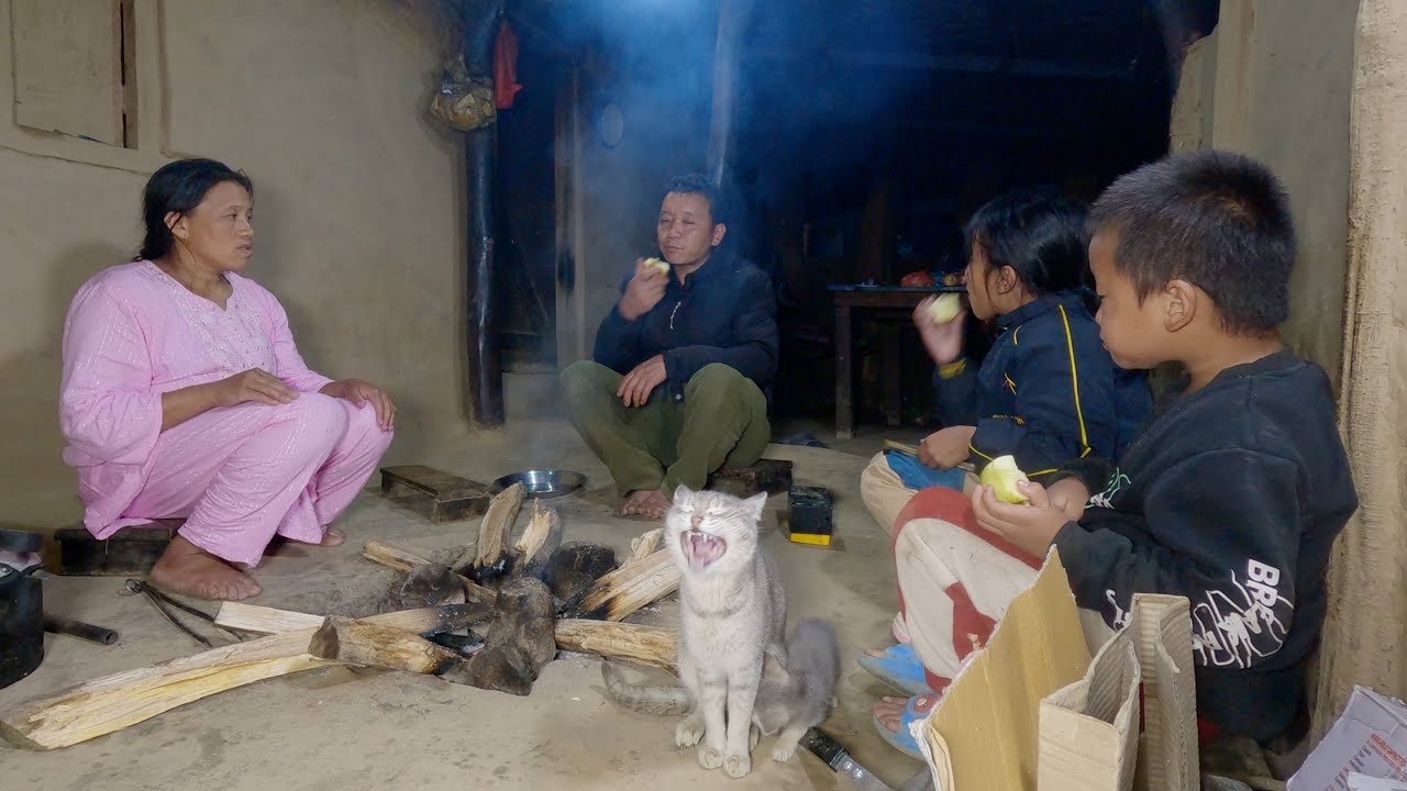 village family in rural Nepal || Life in rural Nepal || village life of ...