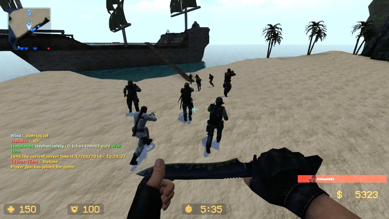 Counter Strike Source - Zombie Escape mod Multiplayer Gameplay ...