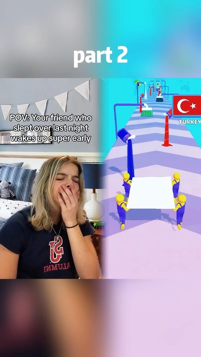 POV: Your friend slept over last night and they woke up too early for you#pov #funny #shorts ...