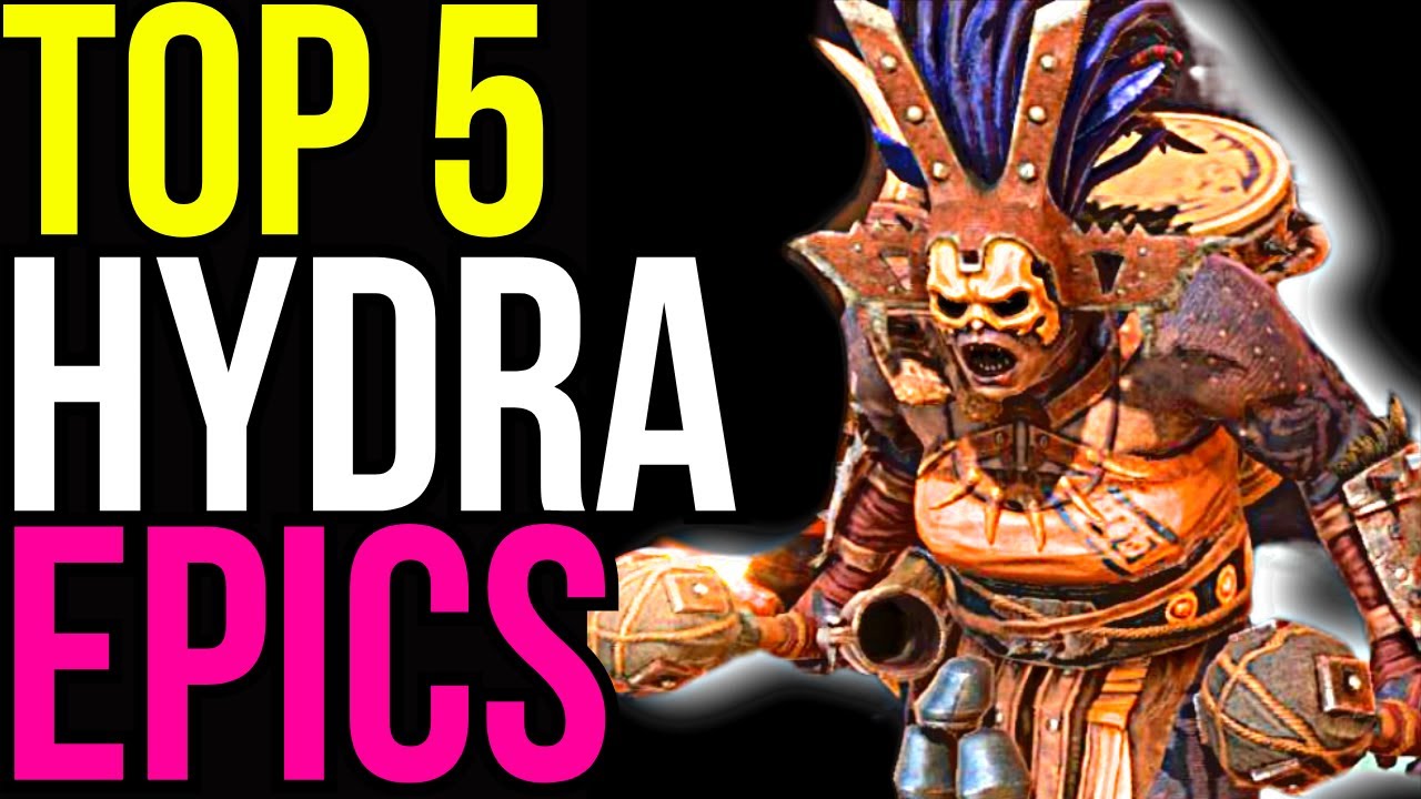 TOP 5 EPIC HYDRA CHAMPIONS BUILD ALL THESE FOR EVERY ROTATION | Raid ...