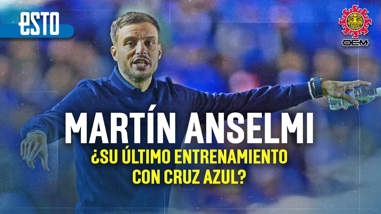 ¿Martín Anselmi se va de Cruz Azul? Así fue el 'último' entrenamiento ...