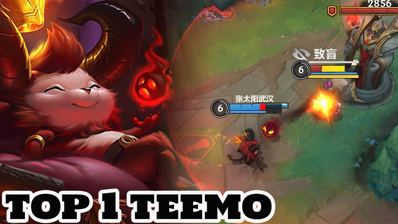 Wild Rift Top 1 Teemo Best Teemo player Gameplay Rank Master - YouTube