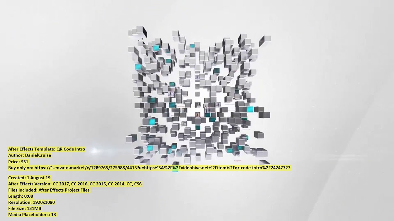 QR Code Intro | After Effects Template | VideoHive 24247727 - YouTube