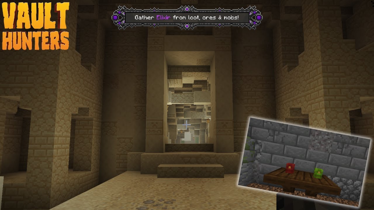 Vault Hunters EP03: Elixer Vaults and Our First Mod #moddedminecraft # ...