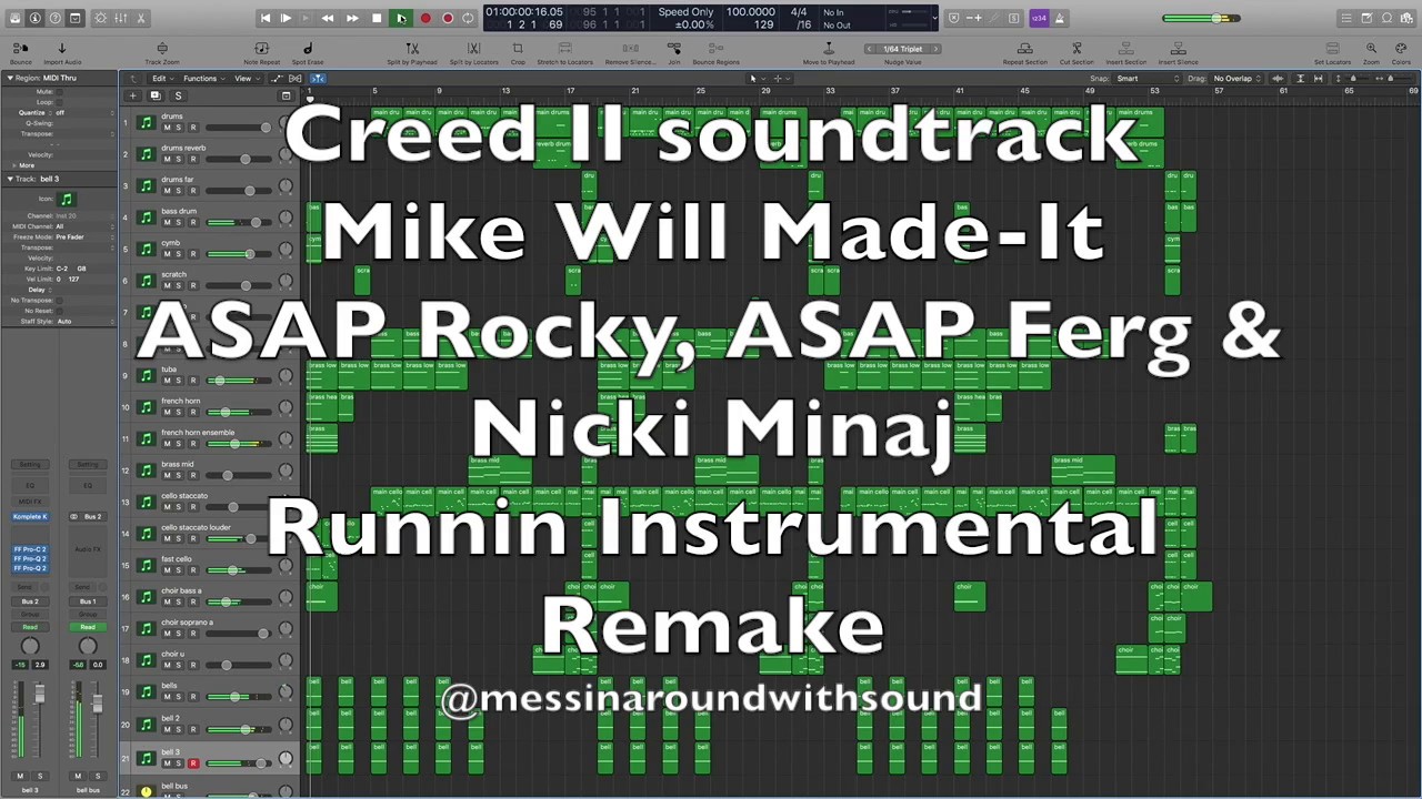 Creed 2 soundtrack - Runnin - Instrumental - Logic Pro remake - Mike ...