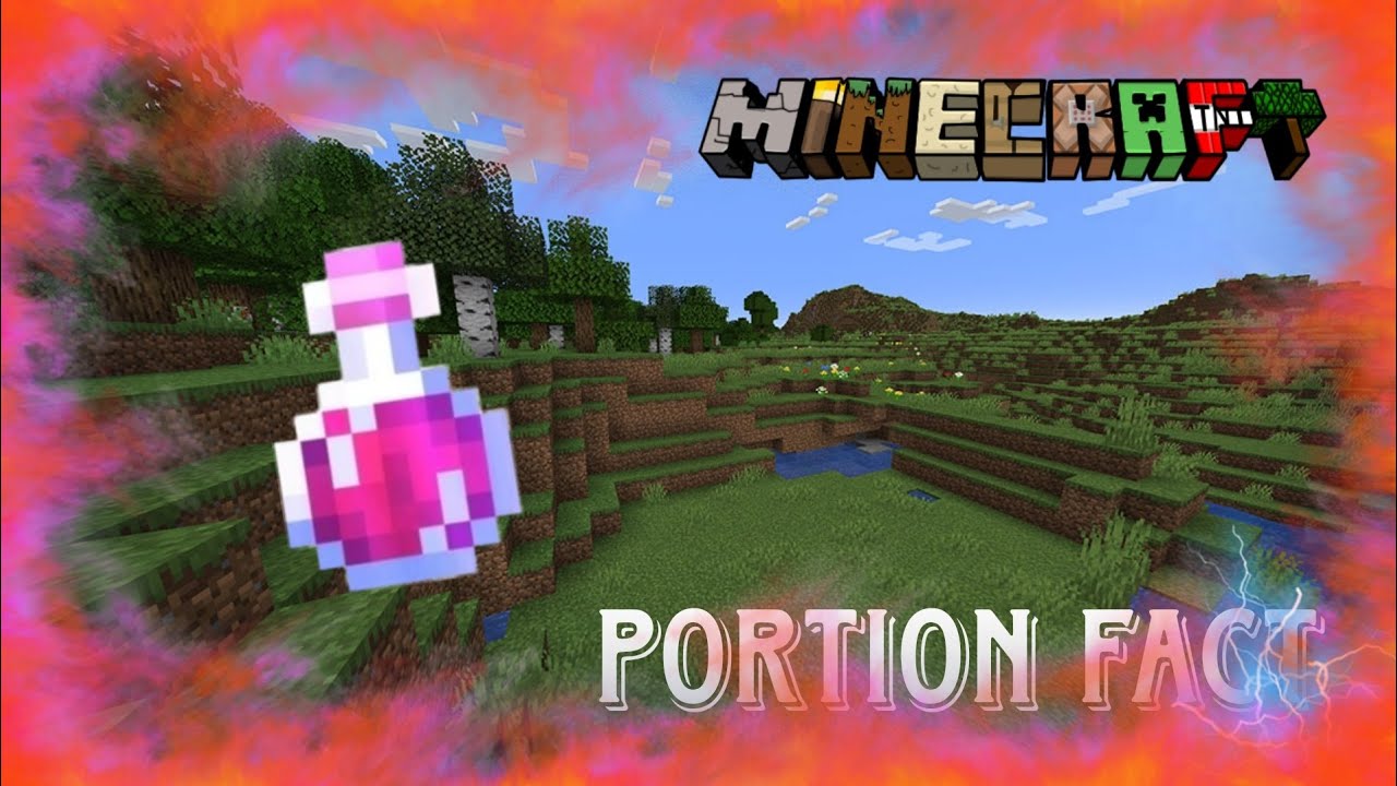 MINECRAFT pocket edition Portion Fact in Mcpe - YouTube