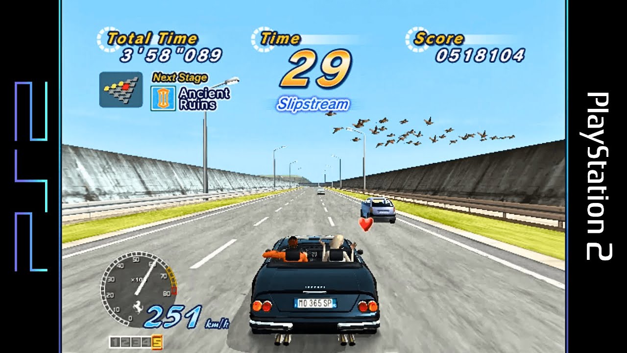 OutRun 2006: Coast 2 Coast PS2 Gameplay HD - YouTube