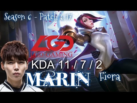 LGD MaRin FIORA vs JAX Top - Patch 6.17 KR Ranked | League of Legends - YouTube