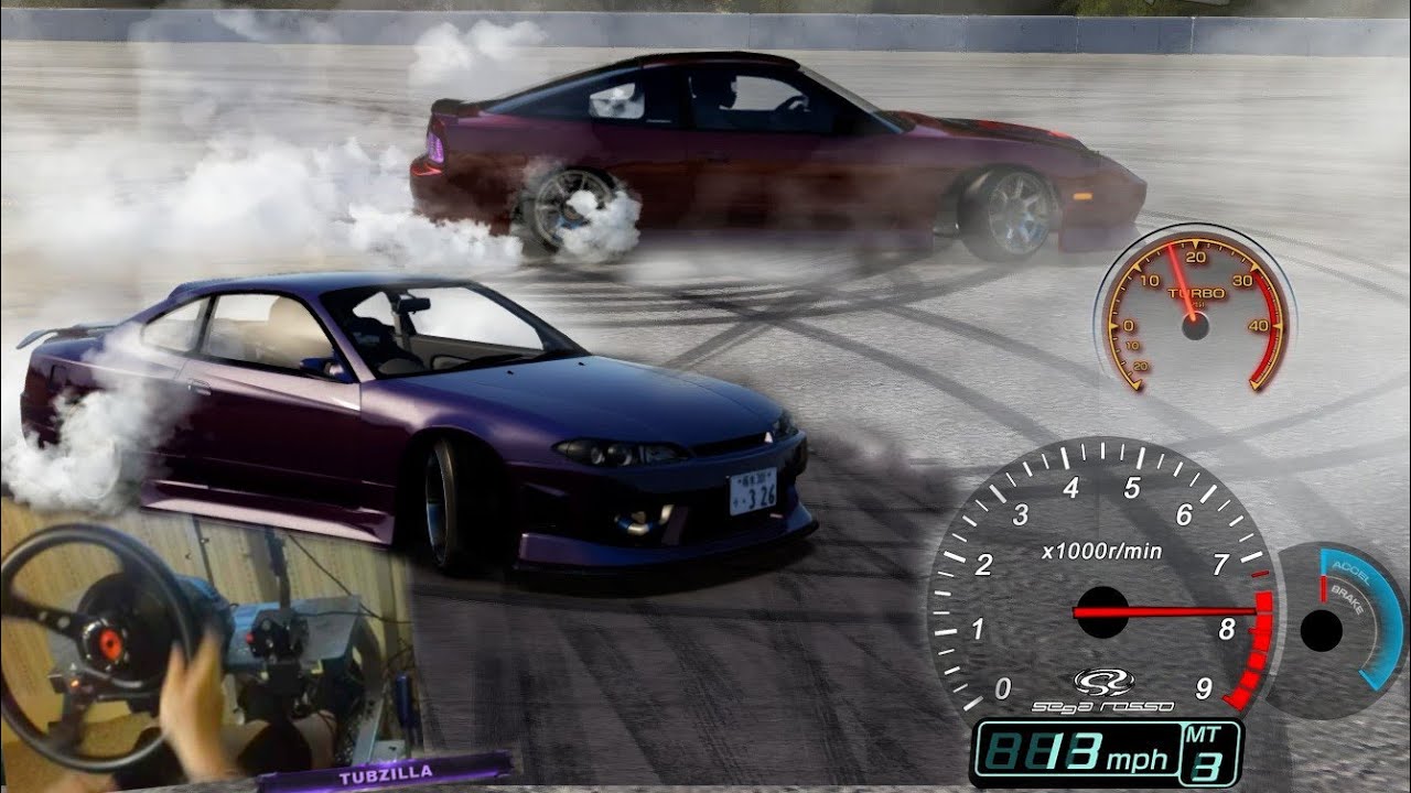 Drifting SLIDE SOCIETY 400whp Nissan S13 and S15! (links) - YouTube