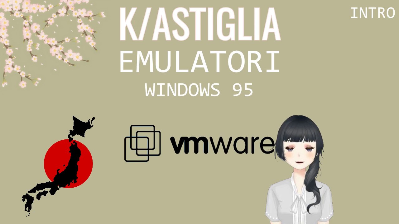 WINDOWS 95 JAPANESE + PLUS VMWARE PLAYER - YouTube