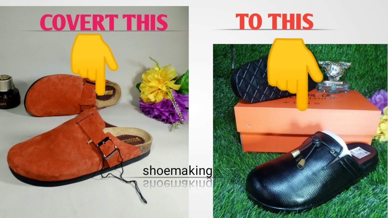 How to make this casual men's half shoe #beginners #shoemaking - YouTube