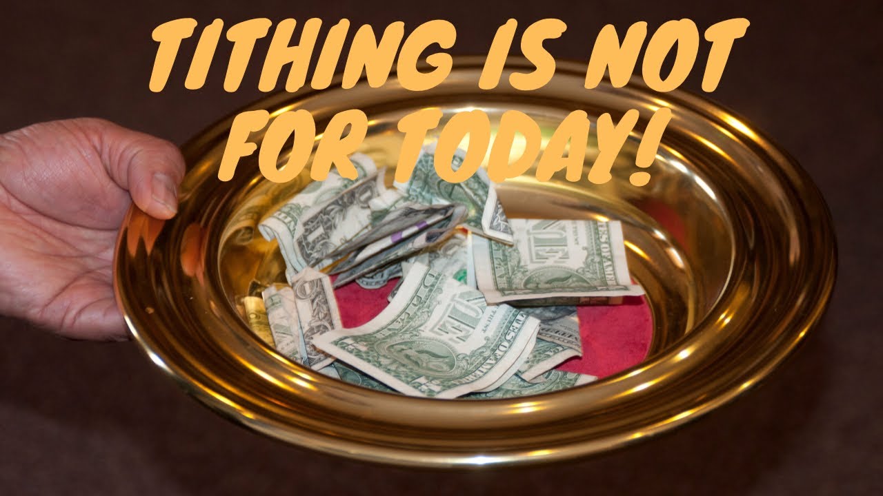 Tithing is not for Today ....the truth about tithing - YouTube