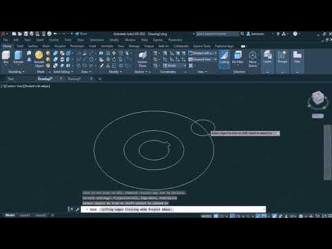 Polar Array-AutoCAD Drawing Practice - YouTube