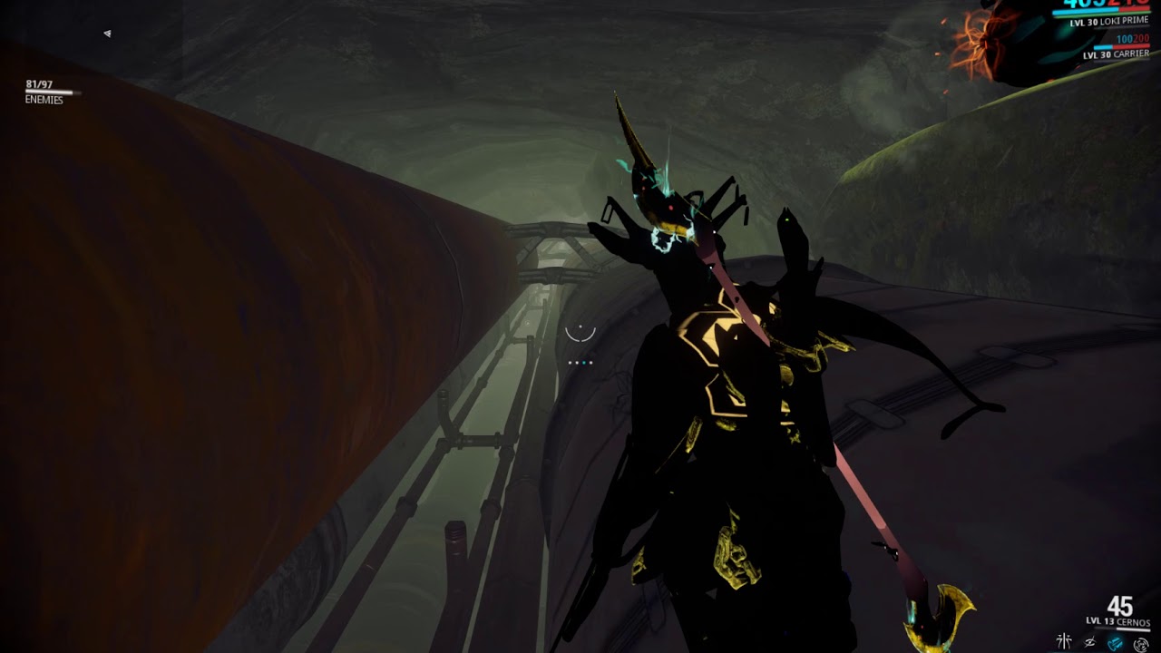 Warframe old — Walking outside map on Earth tileset - YouTube