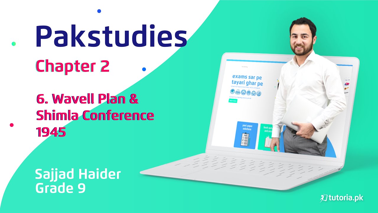 Pakistan Studies Class 9 | Chapter 2 | Topic 6 | Wavell Plan and Shimla ...