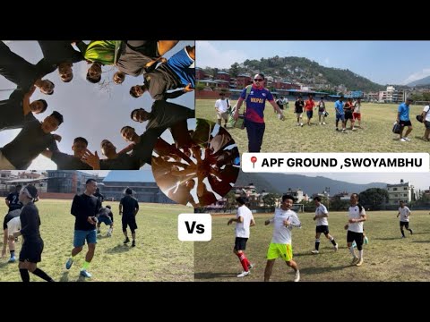 Ktm Happy FC football match @APF ground, Swoyambhu||Friendly match # ...