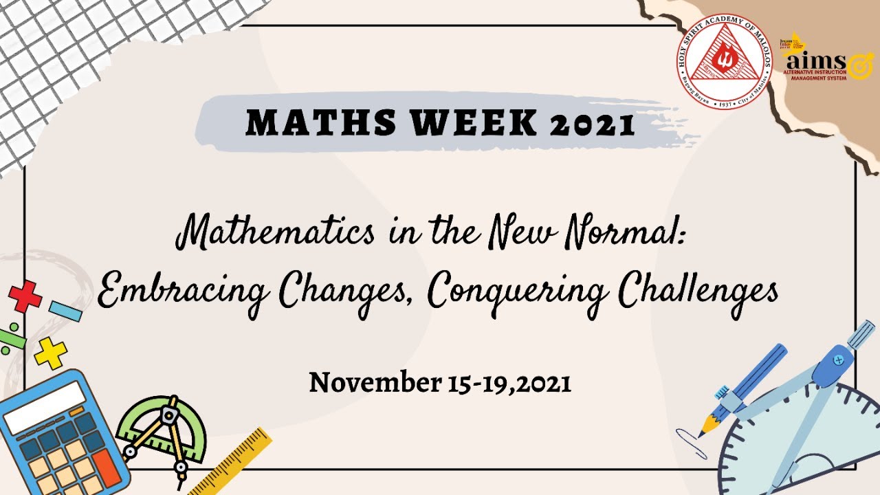 Maths Week 2021 Culmination Program - YouTube