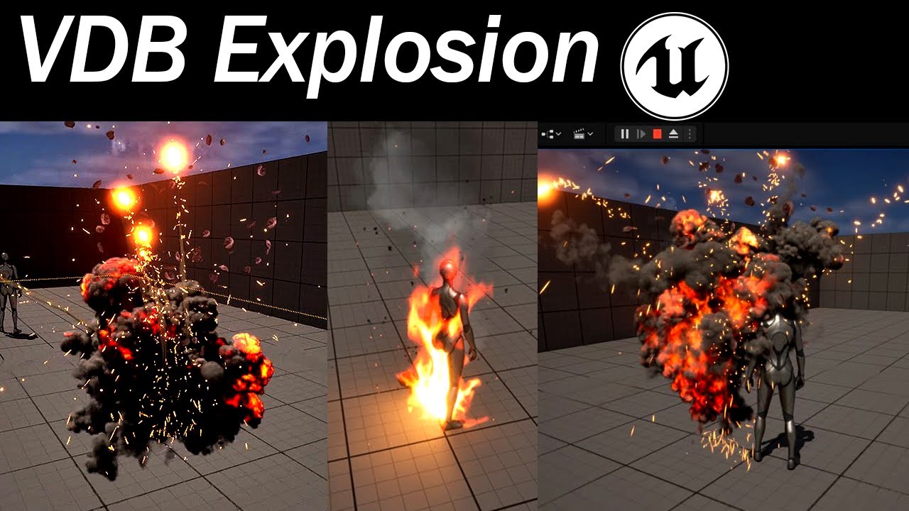 Unreal VDB Explosion Niagara 5.3v - YouTube