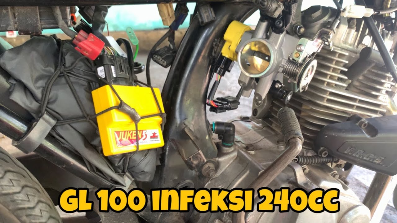 Perangkat GL 100 injeksi 240cc • Bekasi - YouTube
