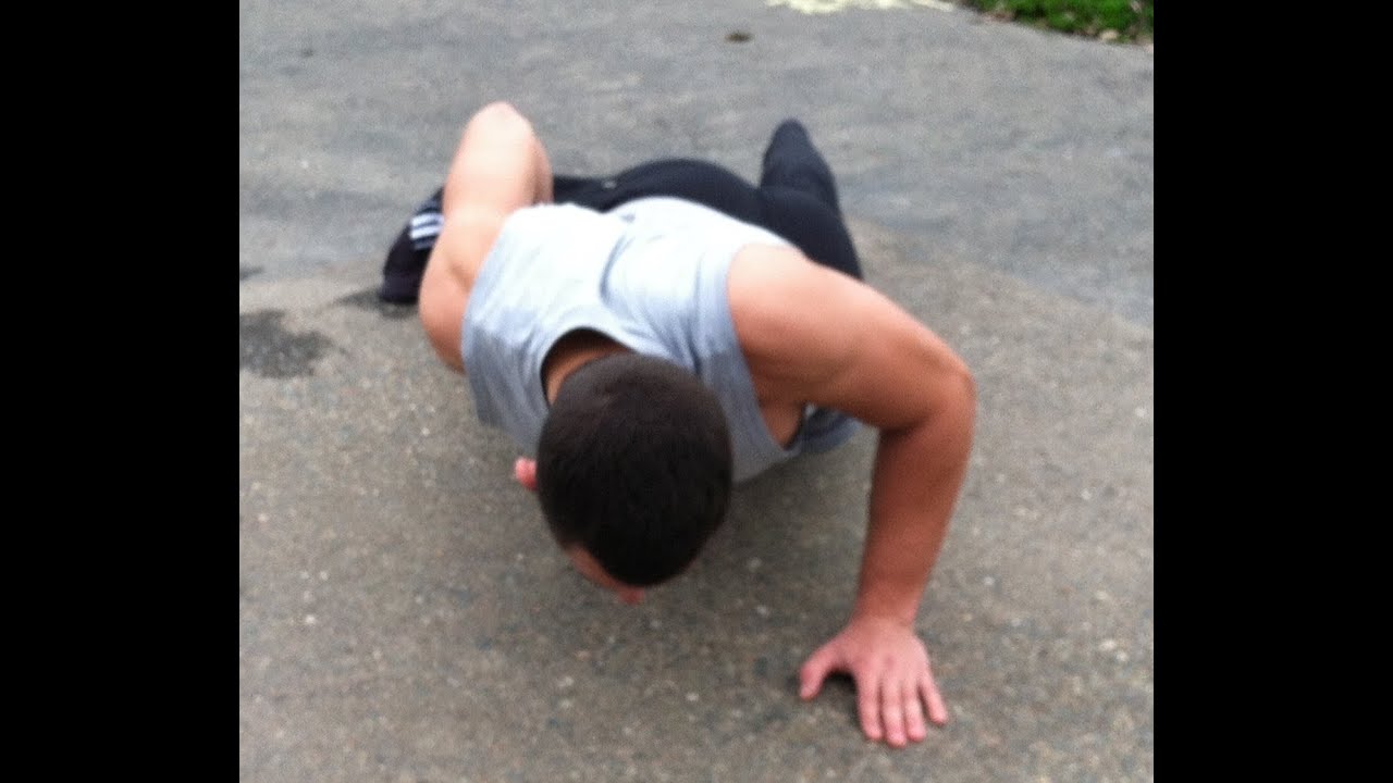 One Arm Push up Training Tutorial - YouTube