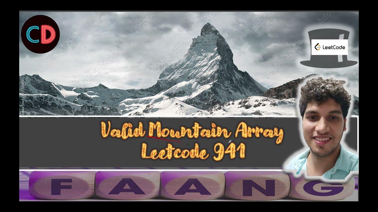 Valid Mountain Array | Leeetcode 941 | Live coding session 🔥🔥🔥 | Array Basics - YouTube