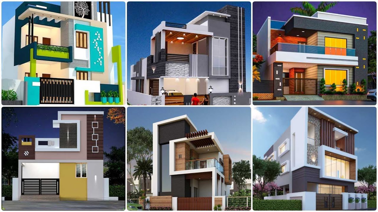 Top 50 Most Beautiful House Front Elevation Design Ideas | Modern House ...