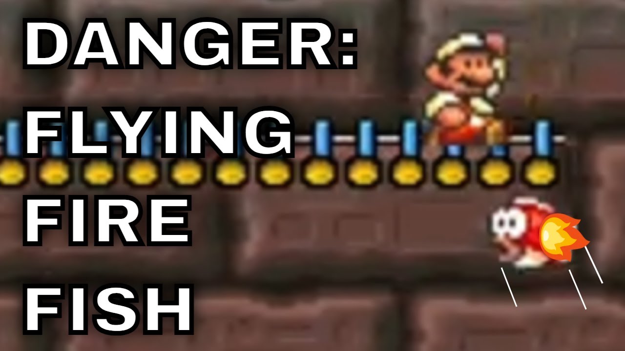 Watch Out For Jumping FIRE Fish! | Mario 3 - World 8: Cheep Cheep Hand ...