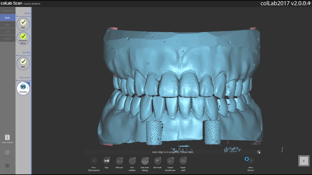 30 Scanning model with movement marker - YouTube