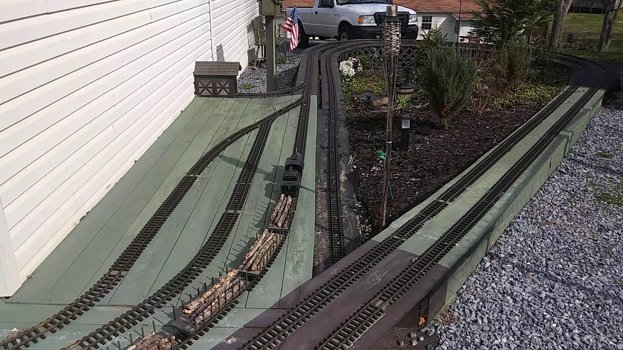 g scale train from Laid Back Garage - YouTube
