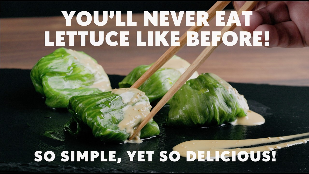 3-Min Easy Lettuce Recipe: Boil for JUST 15 Secs?! It Tastes ...