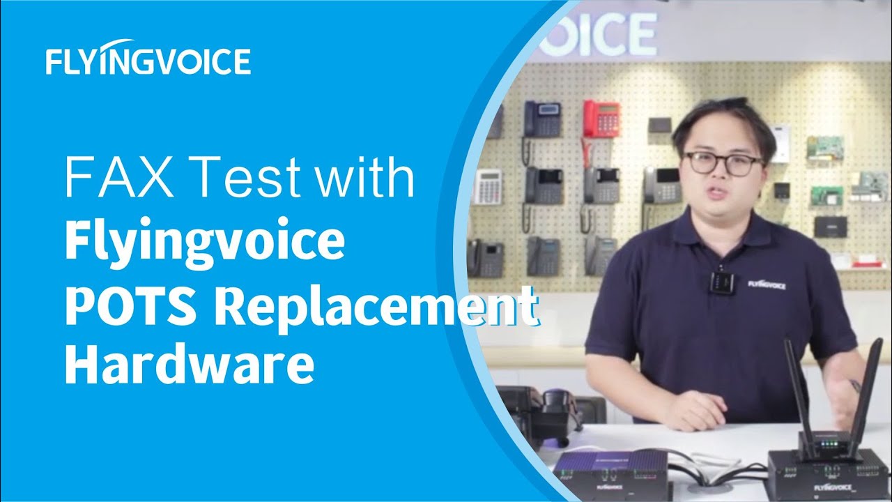 FAX Test with Flyingvoice POTS Replacement Hardware - YouTube