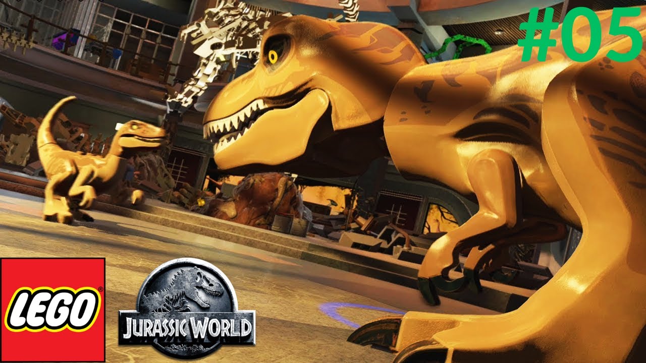 LEGO Jurassic World - Batalha Épica Tyrannosaurus Rex vs Velociraptors ...