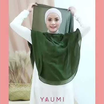 BEST SELLER! Yaumi Hijab - Tutorial Hijab Khimar Salma - YouTube