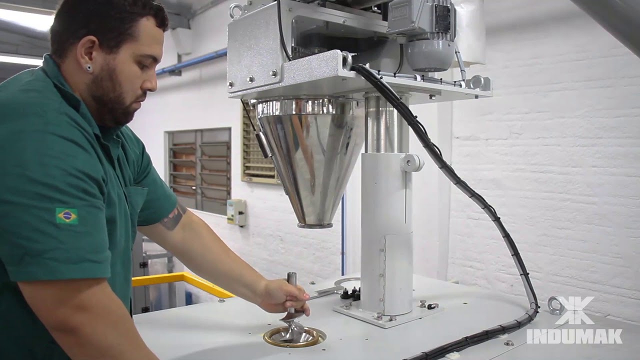 Screw dosing device set up - Indumak - YouTube