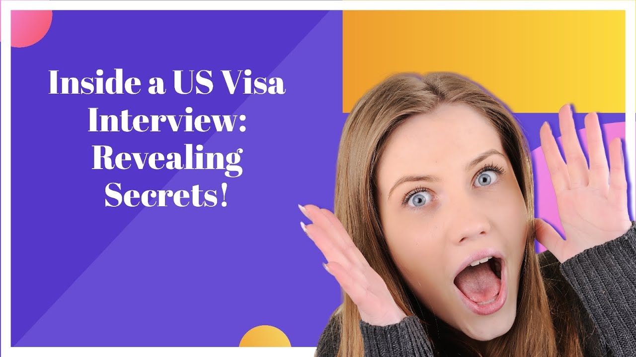inside a us visa interview secrets?😋 - YouTube