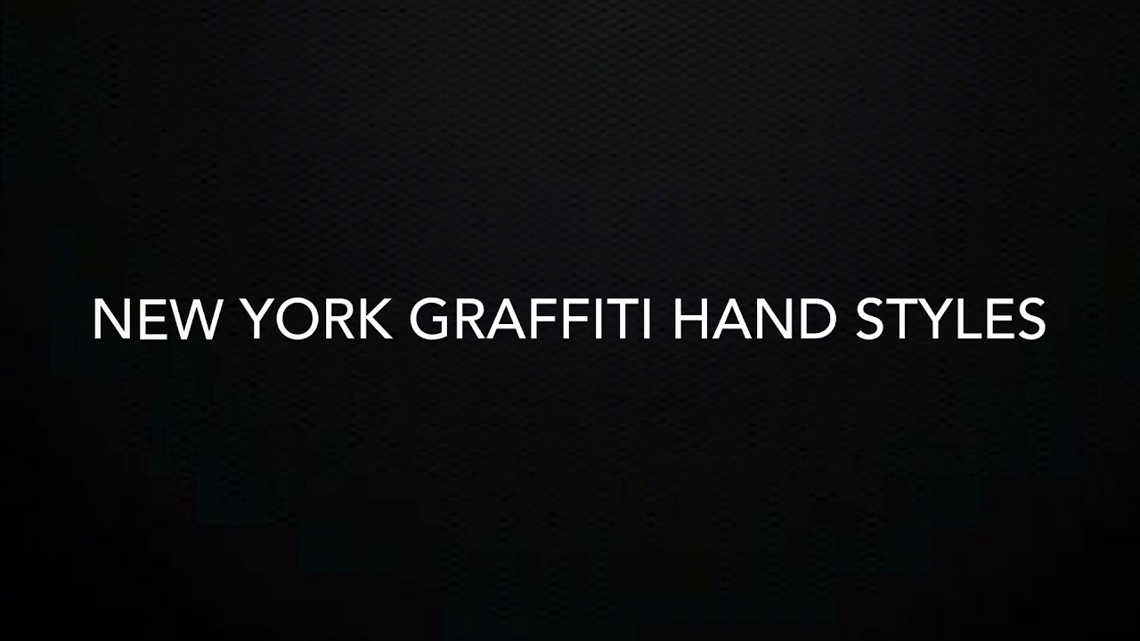 NYC Graffiti Ultimate Hand Styles - YouTube